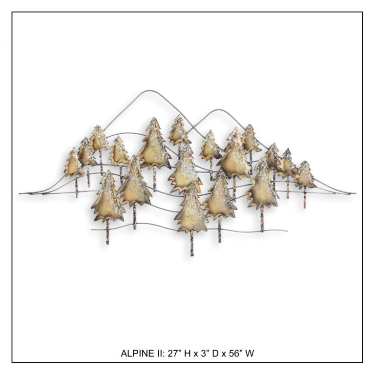 Alpine II - Handcrafted Metal Wall Decor - InnoMax