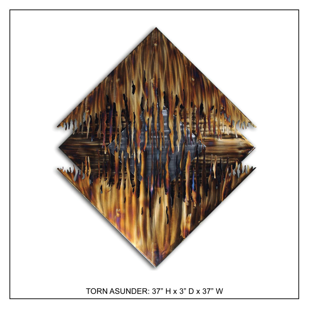 Torn Asunder - Handcrafted Metal Wall Decor - InnoMax