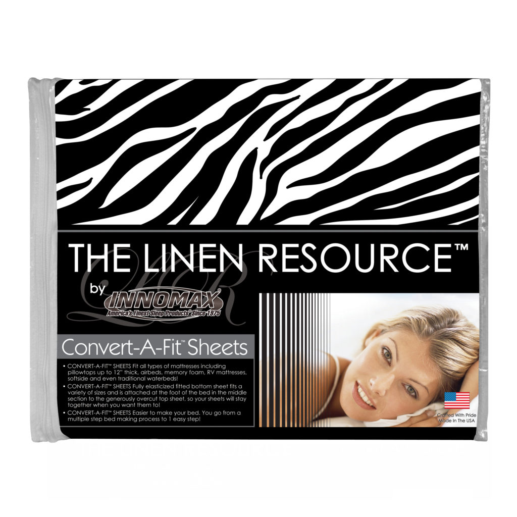 Zebra 200 Thread Count Convert-A-Fit™ Sheet Set - InnoMax