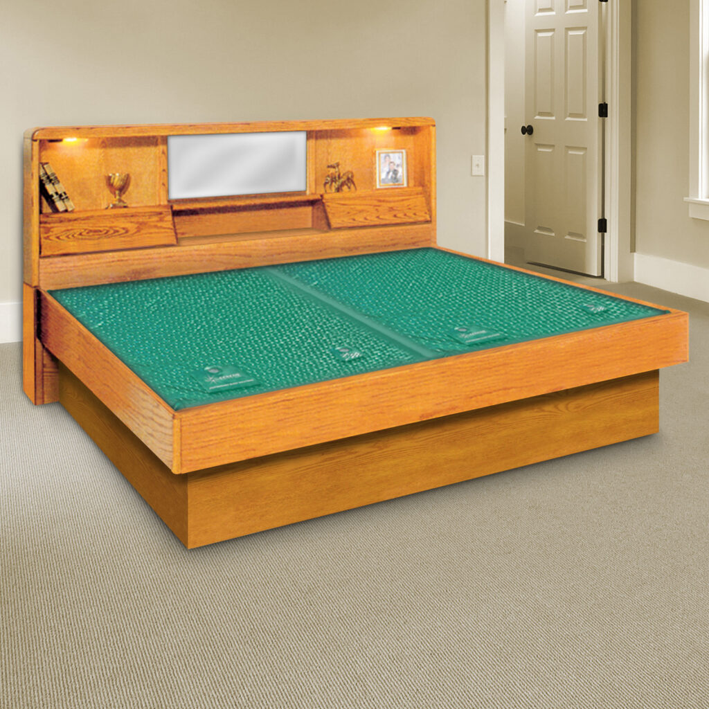Oak Jasmine Waterbed Headboard Frame Set InnoMax