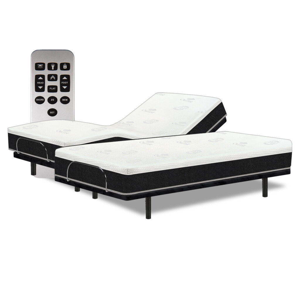 PR-8™ – Memory Foam Mattress & Essential Adjustable Power Base - InnoMax