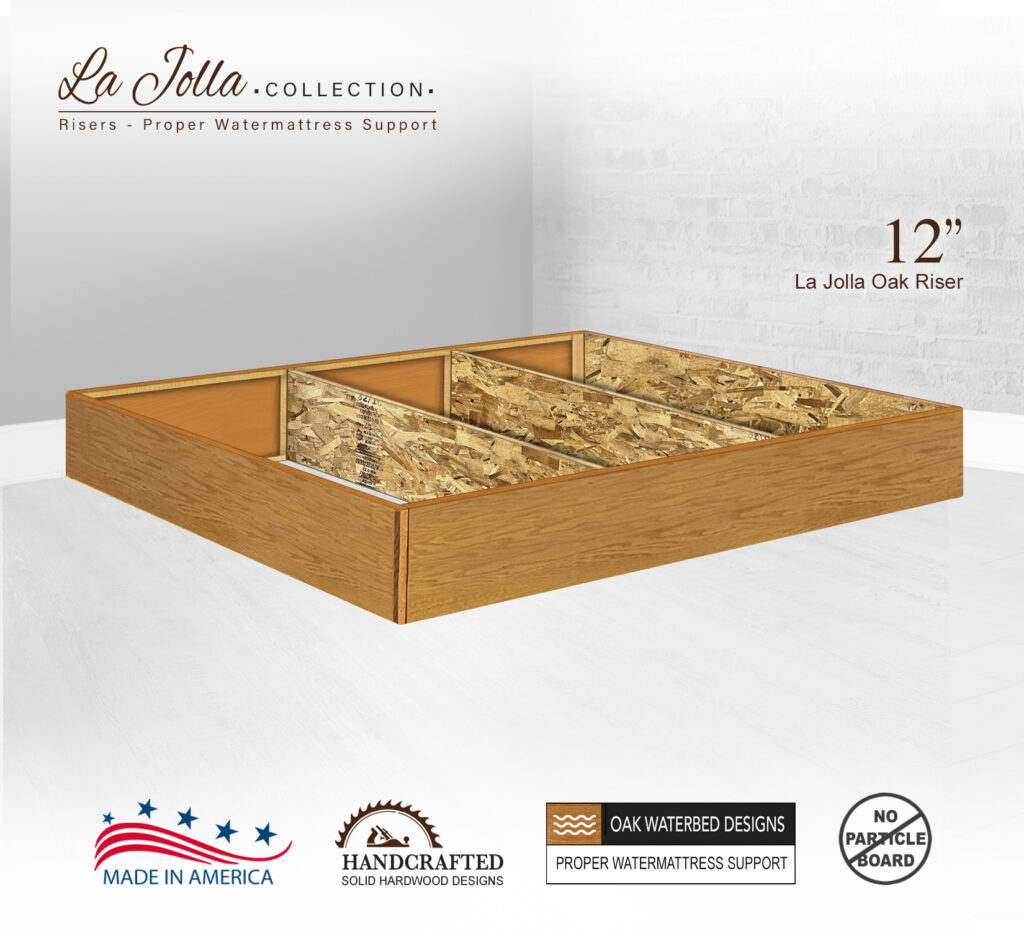 12″ Oak Riser – Hardwood Classics - InnoMax