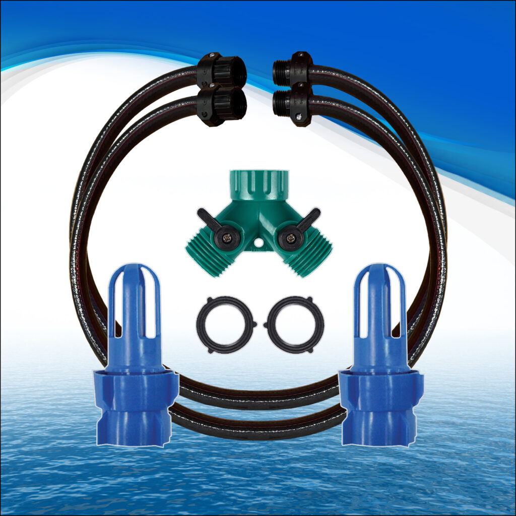 Hydro Blue™ – Premium Dual Hose Kit - InnoMax